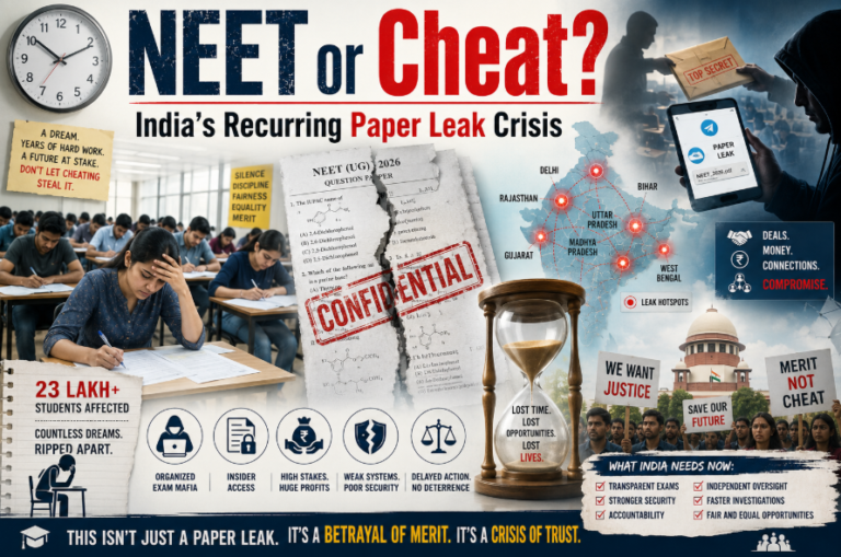 NEET paper leak 2026: India’s exam integrity crisis